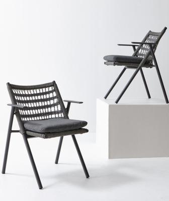 China OEM Outdoor Furniture Terrace Table And Chairs With High Density Sponge Cushion for sale