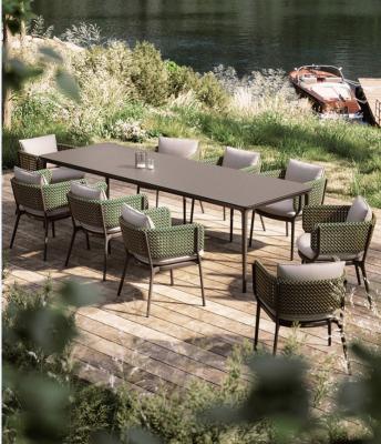 Cina High-end alluminio impermeabile protezione solare mobili esterni set con design contemporaneo in vendita