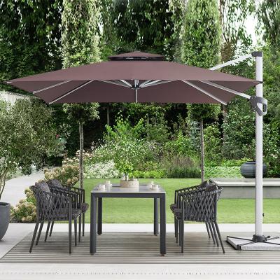 China Paraguas de jardim de sol tamanho grande 3.5*3.5M à venda