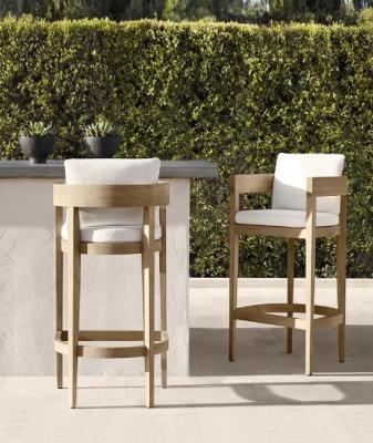 中国 Outdoor Teak Dining Teakwood Patio Table And Chairs Anti Corrosion Anti Cracking 販売のため