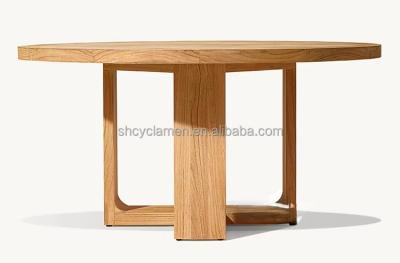 China High End Waterproof Teak Outdoor Mesa de jantar e cadeiras Patio jardim Soil Set de madeira à venda