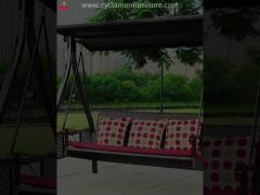 OEM Flexível Impermeável 3 lugares Cabrioleta Canopy Swing Outdoor hamaca