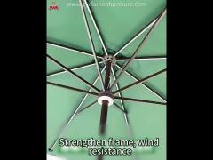 Aluminium raam Tuin Cantilever Parasol Paraplu Aanvaard Customized OEM