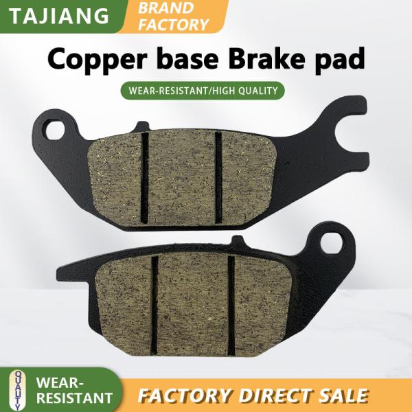Quality Universal Front Suzuki Motorcycle Brake Parts For Suzuki Gn125 Brake Pads Black for sale