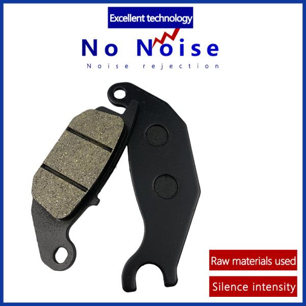 Quality Universal Front Suzuki Motorcycle Brake Parts For Suzuki Gn125 Brake Pads Black for sale