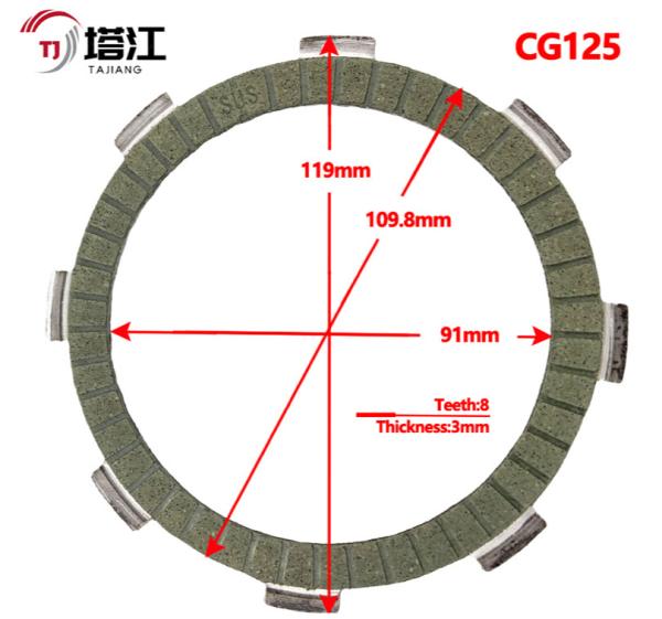 Quality Steel Motorcycle Luk Clutch Kit With 6 Plates 8mm And 1.5kg Weight for sale