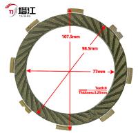 Quality Steel Black Motorcycle Clutch Kit with 110mm Inner Diameter Complete Set for Smooth Bolt On Installation for sale