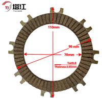Quality Universal Black Bolt On Motorcycle Clutch Kits 130mm Diameter for sale