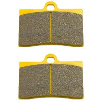 Quality Slotted Black Bolt On Harley Davidson Sportster Brake Pads For Front / Rear for sale