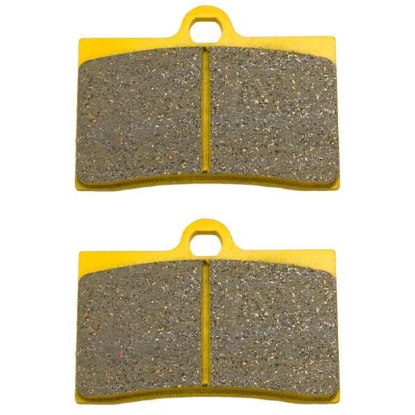 Quality Slotted Black Bolt On Harley Davidson Sportster Brake Pads For Front / Rear for sale