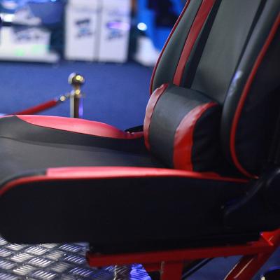 Cina 3 video macchine del simulatore del videogioco di guida dello schermo, parco di divertimenti F1 che corre la macchina della galleria del simulatore in vendita
