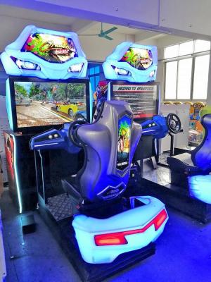 中国 動的Cruisinの送風カー レースのアーケード機械ビデオ シミュレーター保証12か月の 販売のため