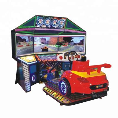 Cina Un motore di 3 schermi che corre la stalla pazza a macchina della motocicletta della galleria per Game Center in vendita
