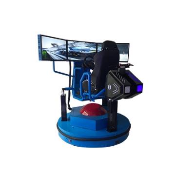 Cina 3 schermi elettrici della macchina di videogioco di guida dell'automobile del simulatore di moto di Dof 9d Vr 3 in vendita