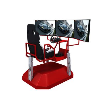 Cina 3 schermi elettrici della macchina di videogioco di guida dell'automobile del simulatore di moto di Dof 9d Vr 3 in vendita