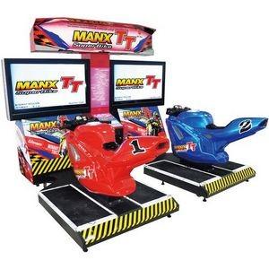 Cina Macchina dell'isola di Man di gioco della bici del motore del gemello del Tt per la fase 3 di iniziale D di Game Center in vendita