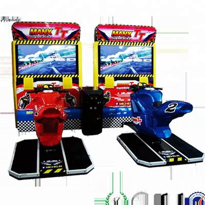 Cina Macchina dell'isola di Man di gioco della bici del motore del gemello del Tt per la fase 3 di iniziale D di Game Center in vendita