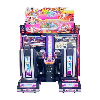 中国 32人のLCDの双生児のアーケード車のゲーム・マシン、1台- 2台のプレーヤーのお金のアーケード機械 販売のため
