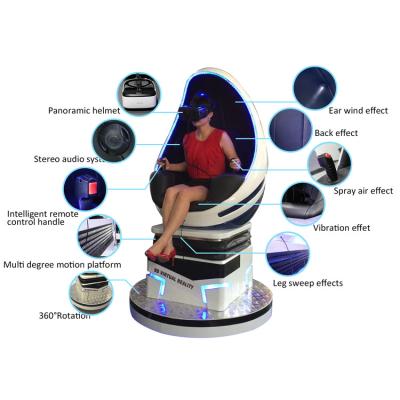 Cina Simulatore virtuale della gamma da 360 gradi, macchina del gioco di realtà virtuale del bambino della sedia dell'uovo in vendita