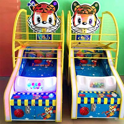 中国 1 - 2人のプレーヤーのバスケットボールの射撃のアーケード機械、120kg屋内バスケットボールのアーケード機械 販売のため