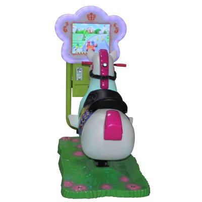 Cina Cavallo a gettoni del carosello di alto profitto, cavallo a dondolo a gettoni 3d con 17 giochi in vendita