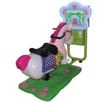 Cina Cavallo a gettoni del carosello di alto profitto, cavallo a dondolo a gettoni 3d con 17 giochi in vendita