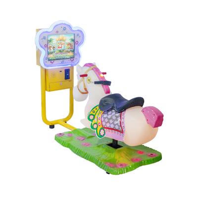 Cina Cavallo a gettoni del carosello di alto profitto, cavallo a dondolo a gettoni 3d con 17 giochi in vendita