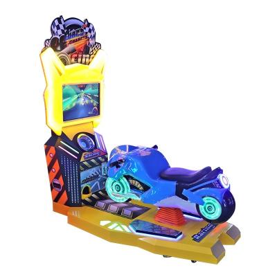 Cina Il motore che corre le macchine di videogiochi arcade, 1 giocatore scherza la macchina della galleria della motocicletta in vendita