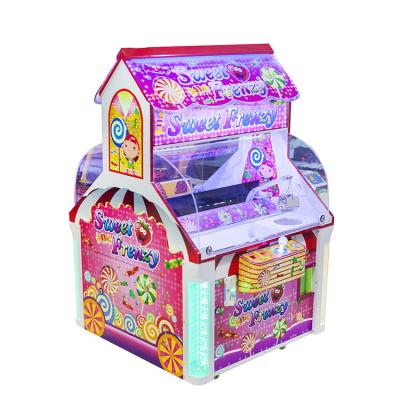 Cina Distributore automatico dolce del regalo di Candy di mania furiosa per il tipo di spingitoio della moneta del giocatore dei bambini 2 in vendita