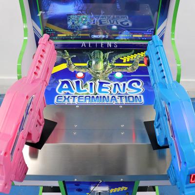 China 42'' Lcd Aliens Indoor Shooting Arcade Machine Coin Operated Two Players for sale