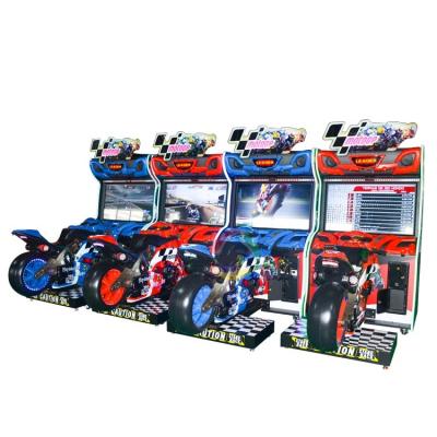 Cina Simulatore di corsa della macchina/automobile della galleria di simulazione del videogioco di guida del Gp di Moto di sport dell'interno in vendita