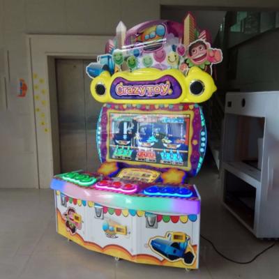 Cina Macchina su misura della galleria dei bambini, macchina pazza del gioco di lotteria del biglietto dei giocatori del giocattolo 3 in vendita