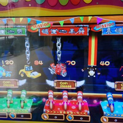 Cina Macchina su misura della galleria dei bambini, macchina pazza del gioco di lotteria del biglietto dei giocatori del giocattolo 3 in vendita