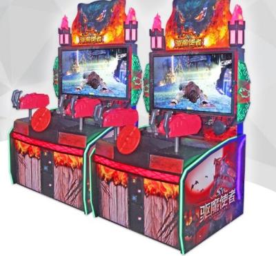 China Het muntstuk stelde in het donker Kanon in werking Schietend Arcademachine, het Spelmachine van de 2 Spelerssimulator voor Kinderen Te koop
