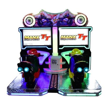 Cina Automobile LCD da 42 FT che guida la macchina della galleria, due simulatore eccellente di Moto della bici 2 dei giocatori in vendita
