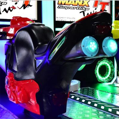 Cina Automobile LCD da 42 FT che guida la macchina della galleria, due simulatore eccellente di Moto della bici 2 dei giocatori in vendita