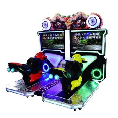 Cina Automobile LCD da 42 FT che guida la macchina della galleria, due simulatore eccellente di Moto della bici 2 dei giocatori in vendita