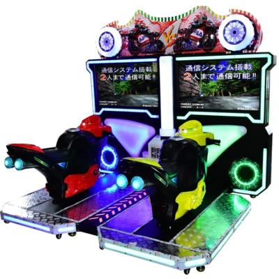 Cina Automobile LCD da 42 FT che guida la macchina della galleria, due simulatore eccellente di Moto della bici 2 dei giocatori in vendita