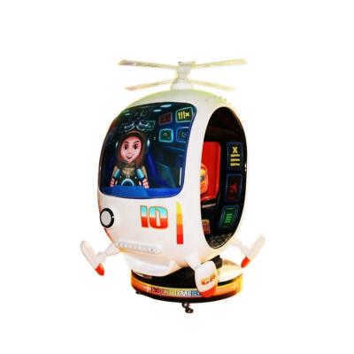 China bearbeitet große Hubschrauber 3D Kiddie-Fahrt elektrisches Videospiel 150W maschinell zu verkaufen
