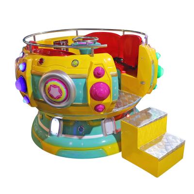 China Máquina de jogo do balanço dos passeios do Kiddie do divertimento do disco para o material para múltiplos jogadores da fibra de vidro + do metal à venda