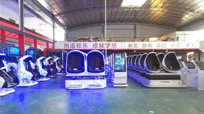 Chine La simulation attrayante de chaise de la forme VR d'oeufs de cinéma de 9D VR monte simple/double/sièges triples à vendre