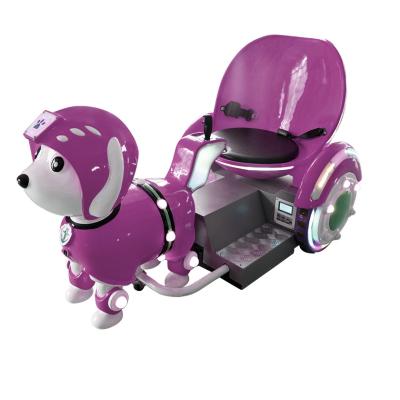 China Máquina de três rodas da arcada das crianças, riquexó animal do cachorrinho do passeio da forma para o parque de diversões à venda
