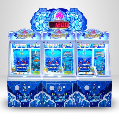 中国 海洋のエルフのビデオ買戻しのアーケードは硬貨によって作動させる真珠のフィッシャーの球の補助機関車を機械で造ります 販売のため