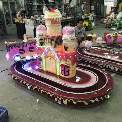 China Berijden gaan de muntstuk In werking gestelde Jonge geitjes die Machine/de Elektronische Trein van de Kasteelomwenteling om Carrousel Te koop