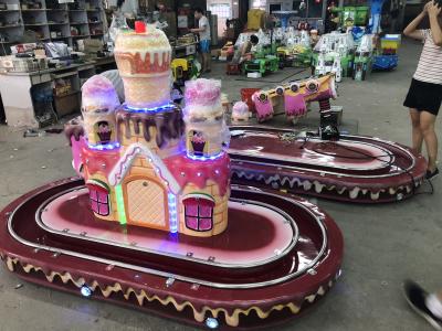 China Berijden gaan de muntstuk In werking gestelde Jonge geitjes die Machine/de Elektronische Trein van de Kasteelomwenteling om Carrousel Te koop