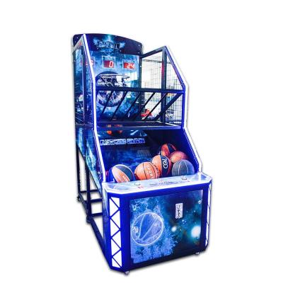China Buitensporige het Schieten van het de Arcadespel van het Straatbasketbal de Machine Oranje Groenachtig blauwe Kleur Te koop