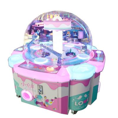 Cina Macchina dell'arraffone del giocattolo del Governo della galleria di Candy della gru a benna di spinta della moneta con musica pop fresca in vendita