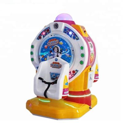 Cina Sedili a gettoni della macchina di videogioco arcade di giro del Kiddie di viaggio nello spazio doppi in vendita