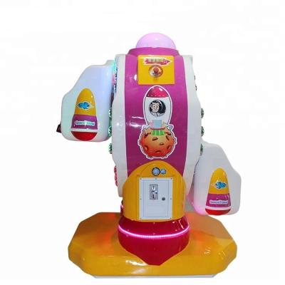 Cina Sedili a gettoni della macchina di videogioco arcade di giro del Kiddie di viaggio nello spazio doppi in vendita