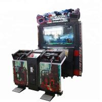 China 55 Inch Scree Razing Simulator Shooting Game Machine Hardware , Plastic Uptake Material for sale